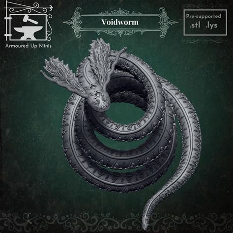 Voidworm 3d Model By Armoured Up Minis On Thangs