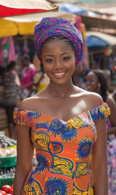 Premium Photo African Beautiful Girl Black Woman With Dark Skin