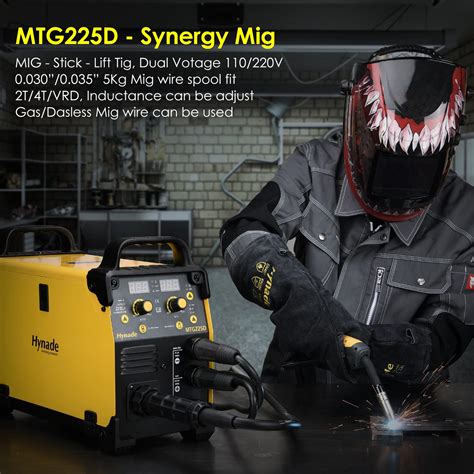 Hynade Mig Welder Digital Mtg225d Miglift Tigstick 3