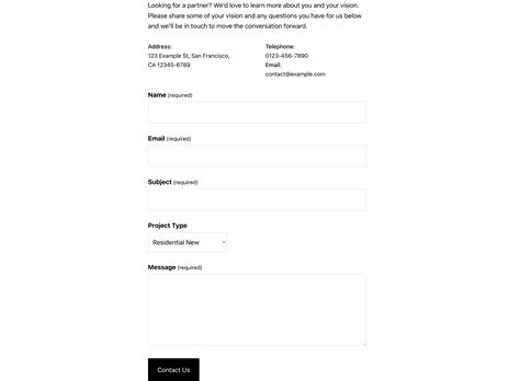 Contact Info With Form Issue Automattic Blockpatterns Github