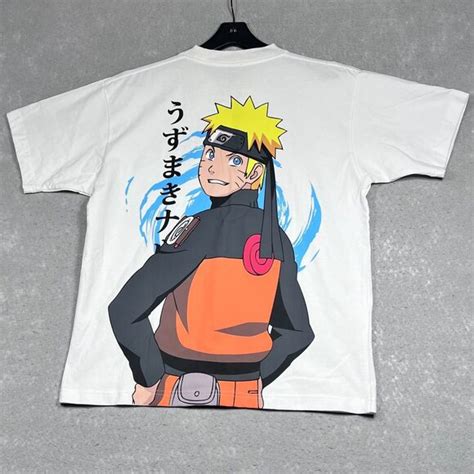 Naruto Shippuden Shirts Naruto Shippuden Shirt Mens Medium White