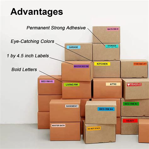 Fragile Labels Handle With Care Warning Packing Shipping Label
