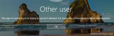FIX The Sign In Method You Re Trying To Use Isn T Allowed Solved