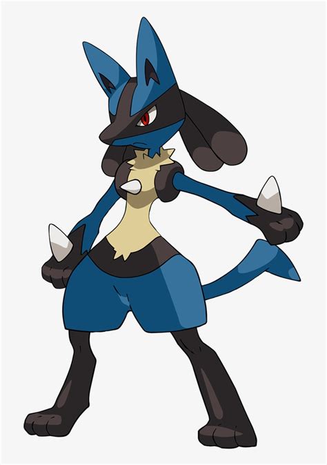Pok Dex Entry For Lucario Containing Stats Moves Learned Pokemon Lucario Free Transparent