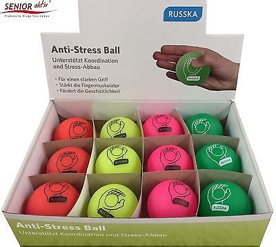 Russka Anti Stress Ball, 6 cm in 4 Farben, Stressball Knetball Wutball ...
