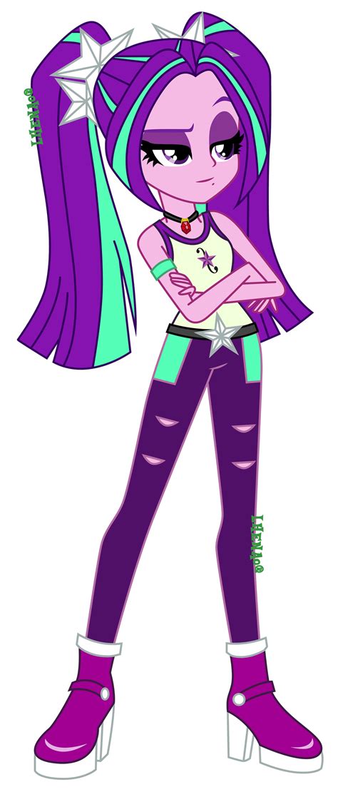 Equestria Girls Aria Blaze New Outfit By Lhenao On Deviantart