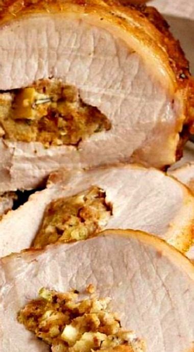Maple Glazed Stuffed Roast Pork Cozinha