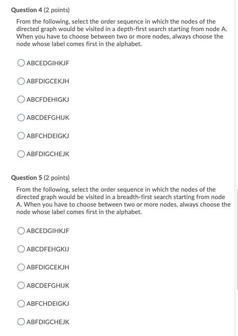 Solved Undirected Graph Search The Undirected Graph In The