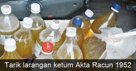 Mansuhkan Larangan Ketum Akta Racun 1952