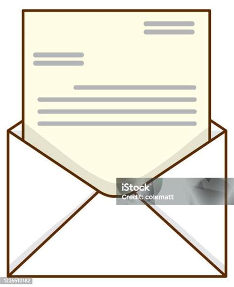 흰색 봉투에 비즈니스 편지 봉투에 대한 스톡 벡터 아트 및 기타 이미지 봉투 벡터 우편 Istock