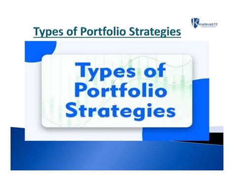 Portfolio Strategies Ppt