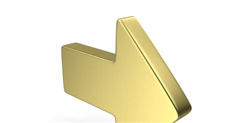 Gold Right Arrow 3d Envato Elements