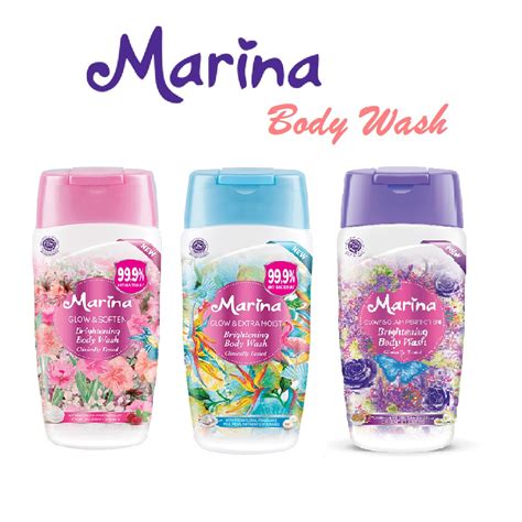 Jual Marina Body Wash Botol 95ml Shopee Indonesia
