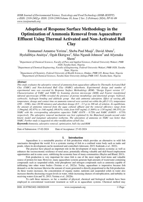 Pdf Adoption Of Response Surface Methodology In The Optimization Of