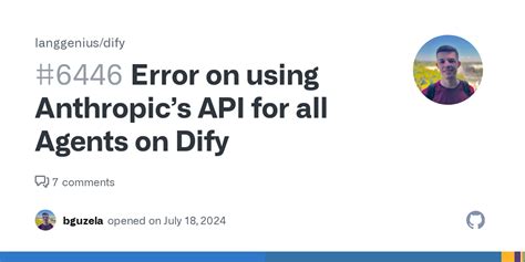 Error On Using Anthropics API For All Agents On Dify Issue 6446