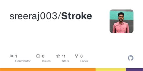 Sreeraj K On Linkedin Github Sreeraj003 Stroke