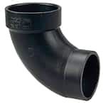 NIBCO 1 1 2 In ABS DWV 22 1 2 Degree Hub X Hub Elbow C5808HD112