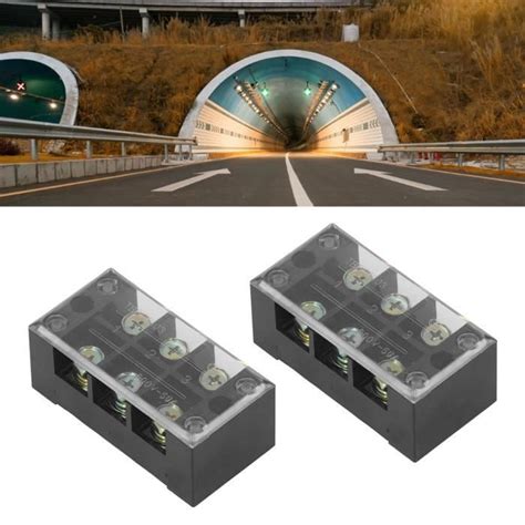 Bornier Dioche Bornier À Double Rangée De Vis Courant 60a Tension 600v Cdiscount Bricolage