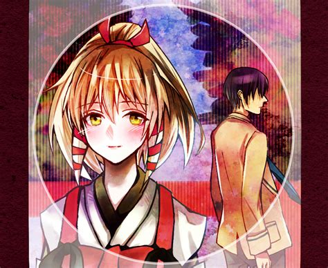 Uka No Mitama No Kami And Fushimi Touka Inari Konkon Koi Iroha Drawn