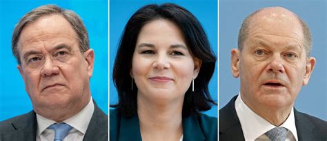 Baerbock Laschet Und Scholz Debattieren Bei ZDF Und ARD