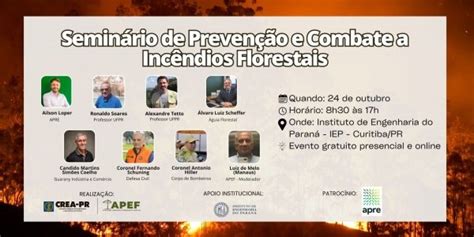 Seminário De Prevenção E Combate A Incêndios Florestais Em Curitiba