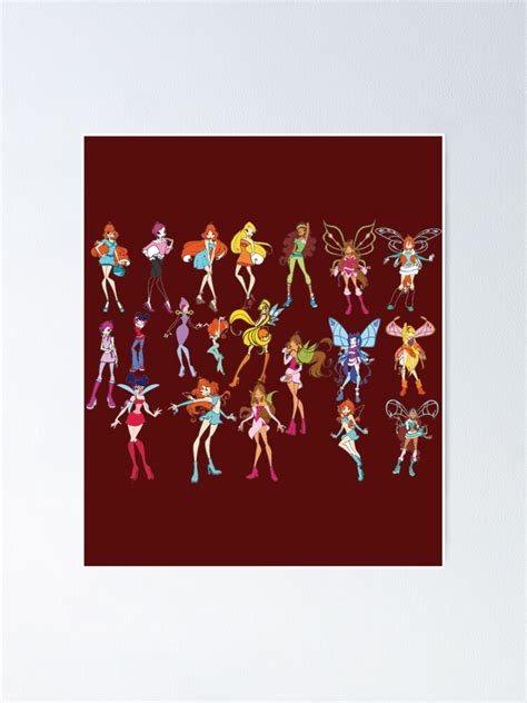 Winx Club Poster For Sale By Dudleytimothy Redbubble
