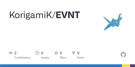 GitHub KorigamiK EVNT