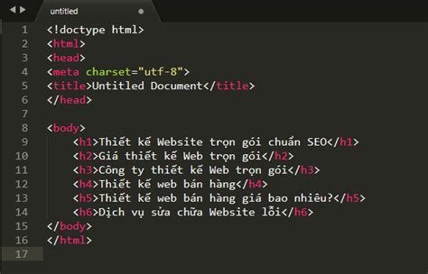 Tầm quan trọng của H1 và các thẻ H khác trong SEO Website