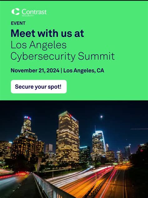 Contrast Security On Linkedin Appsec Apisecurity Cybersecurity Cybersecuritysummit Craevents