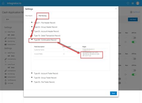 Regular Expression With Capture Groups To Extract Specific Information From Bank File Celigo