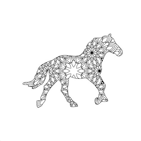 Premium Vector Animal Mandala Coloring Page For Adult