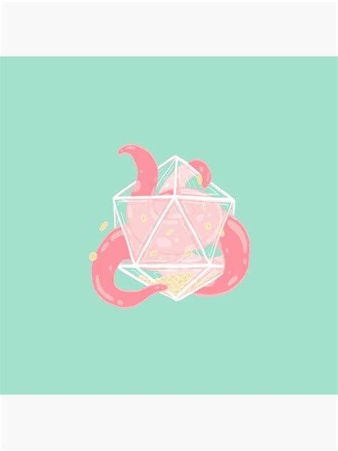 Cute D20 Monster Floor Pillow By Danikdesign Redbubble