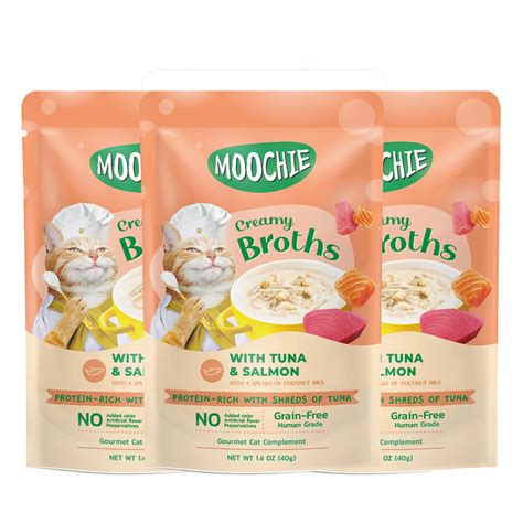Moochie Creamy Broth With Tuna And Salmon Ntuc Fairprice