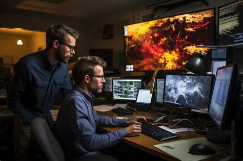 Premium AI Image University Of Colorado Scientists Analyzing
