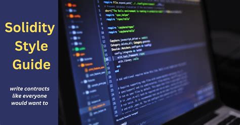 Pankaj Jagtap On Linkedin Solidity Smartcontract Styleguide Ethereumblockchain