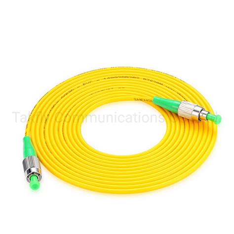 Fc Fc Apc 8 Degree Sm Sx Optical Fiber Patchcord Optical Fiber Patch