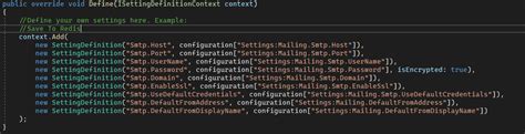 Isettingmanager Cannot Save Setting To Db · Issue 8990 · Abpframework