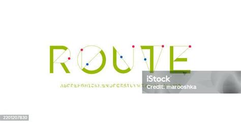 글꼴 알파벳은 원 A에서 Z까지의 문자와 0에서 9까지의 숫자 벡터 일러스트 레이 션 10eps를 만들었습니다 로고에 대한 스톡 벡터 아트 및 기타 이미지 Istock