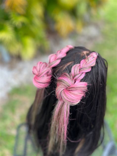 Clip In Dutch Braid With Messy Space Bun Set Of Dance Festival Concert Shown In
