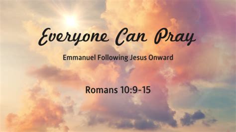 Following Jesus Onward Everyone Can Pray 09 19 2021 Logos Sermons