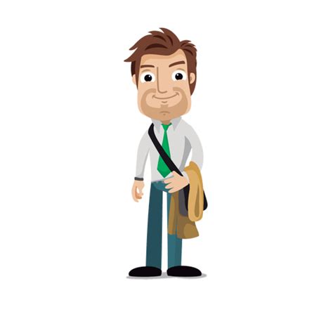 Geschäftsmann Beruf Cartoonsvg Png Und Svg Design Für T Shirts