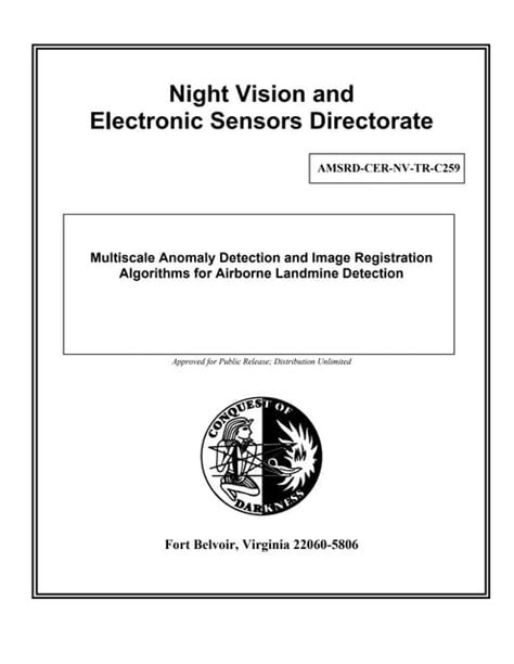 multiscale anomaly detection and image registration algorithms for