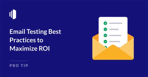 Email Testing Best Practices To Maximize ROI