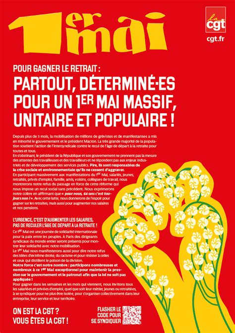1er mai téléchargez le kit militant CGT