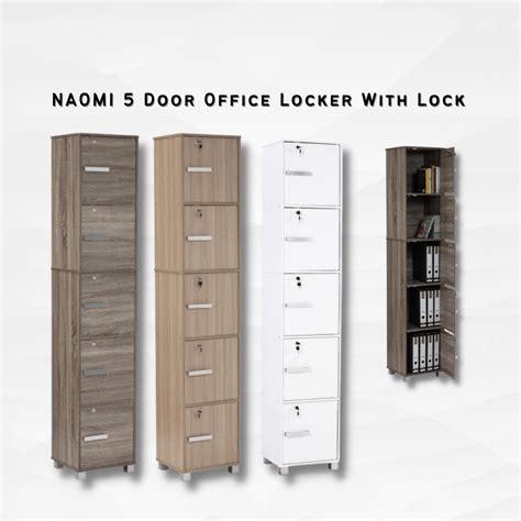 Naim 5 Door Office Locker Cabinet Storage Box File Cabinet 5