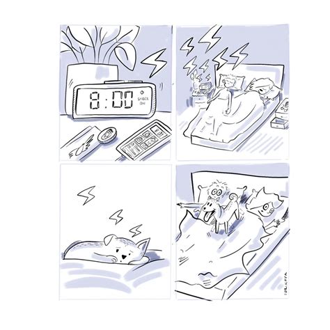 Comic Cartoon Dog Alarm Wake Up In 2024 Comic Boom Comic Book