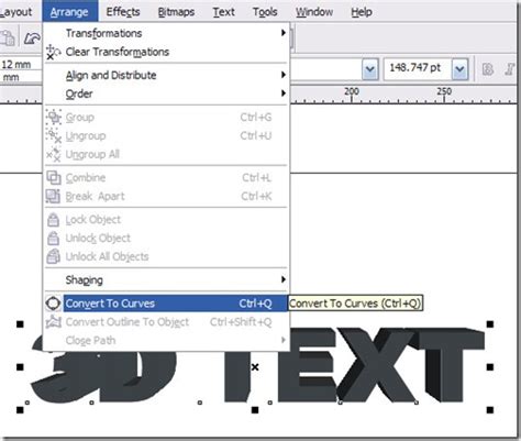 Best Stuff Corner Create 3d Text In Coreldraw Tutorial