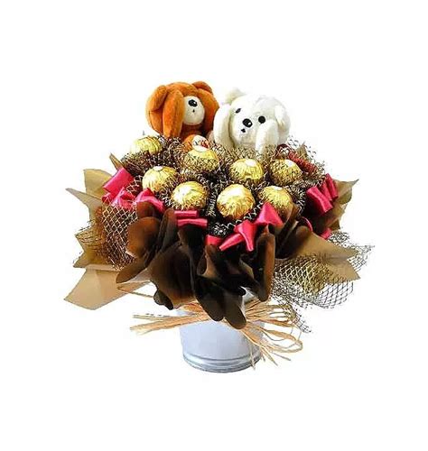 Send Ferraro Rocher Chocolate With Bears To Malaysia