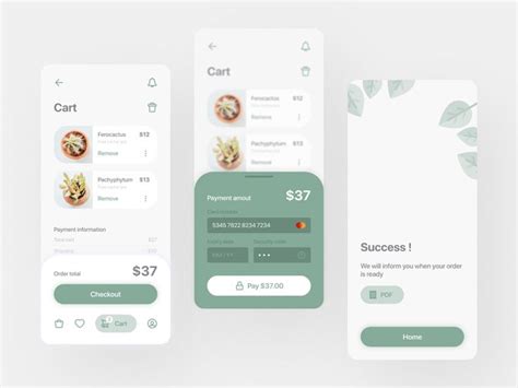 Checkout UI Mobile App Design Inspiration App Design Inspiration